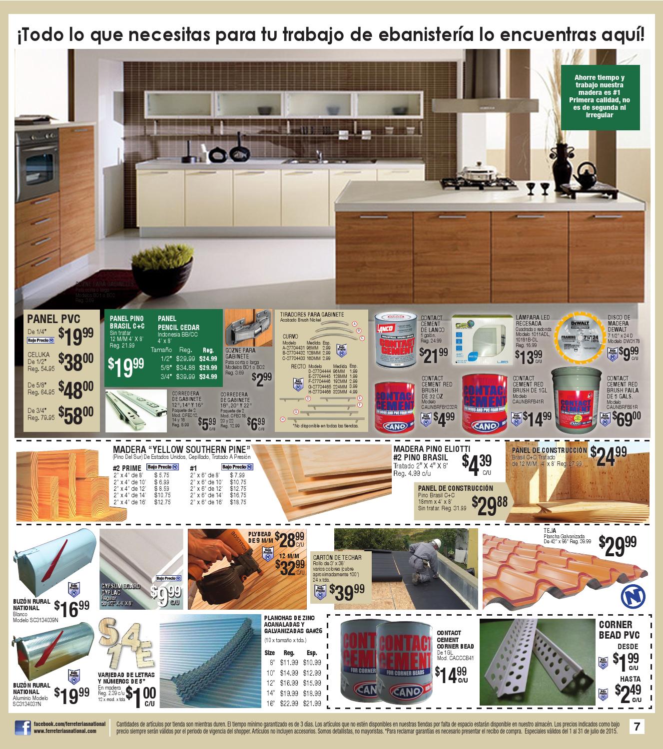 Shopper - National Lumber & Hardware (julio 2015) by El Vocero de ...