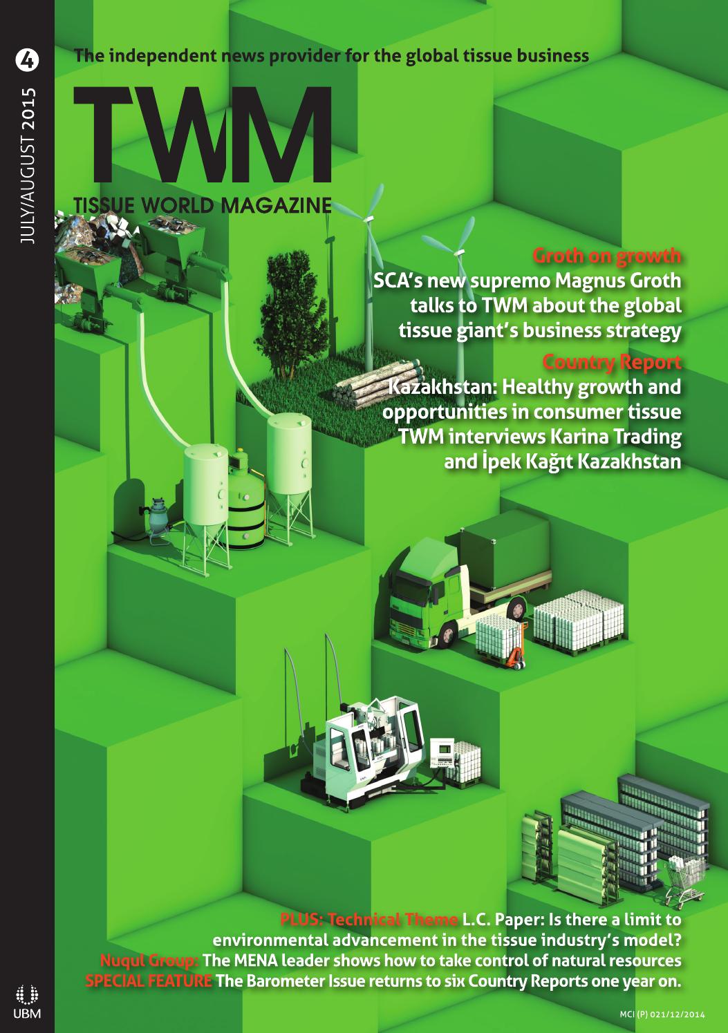Tissue World magazine July/August 2015 by Tissue World Magazine - Issuu