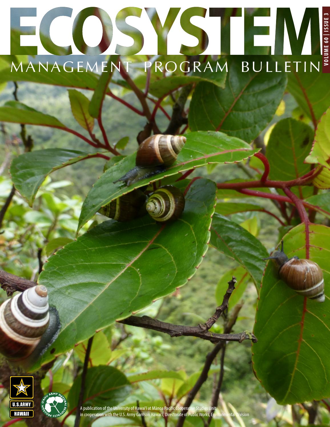 Ecosystem Management Program Bulletin by Ecosystem Management Program ...