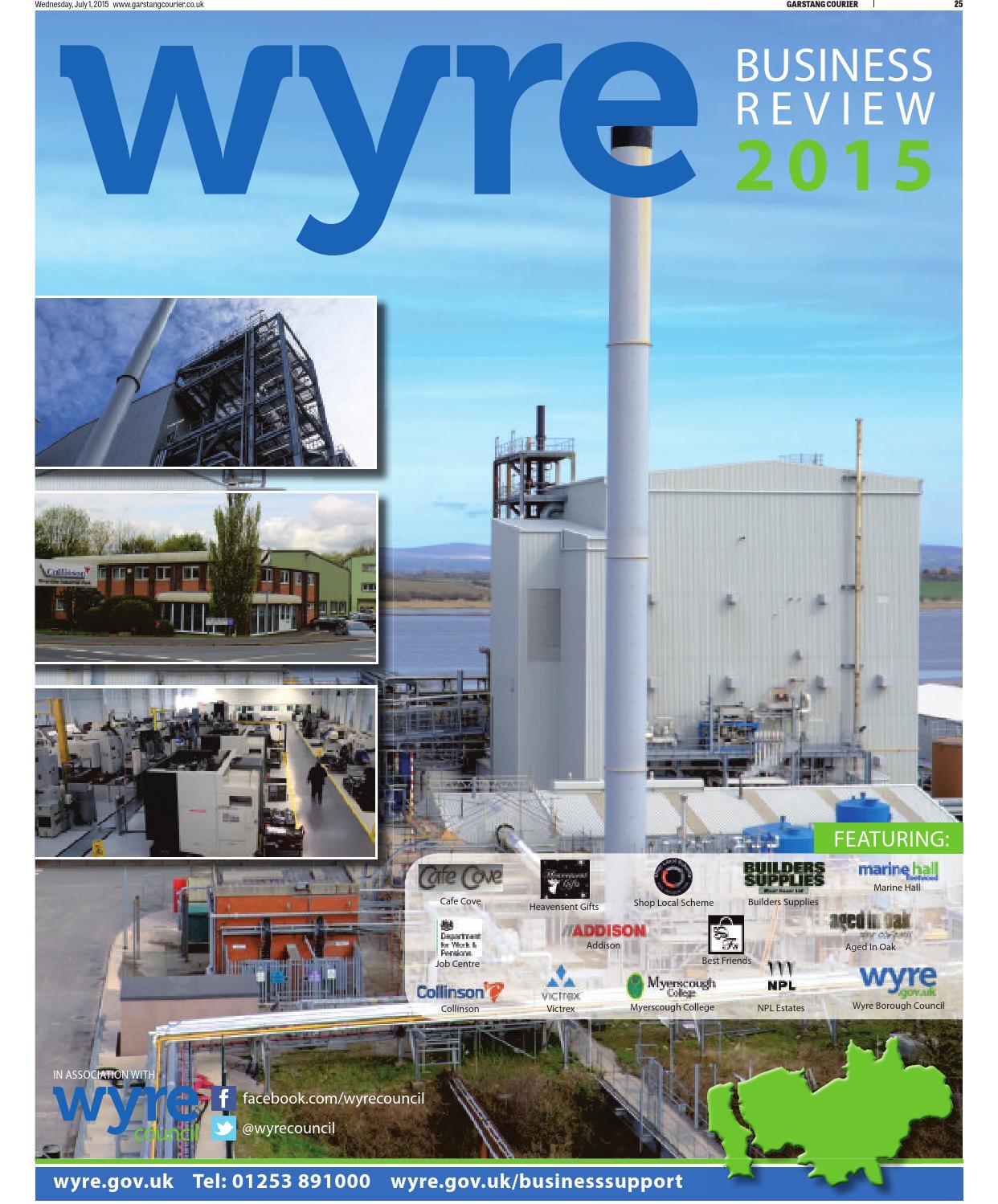 Wyre Business Revue 2015 by Wyre Council - Issuu