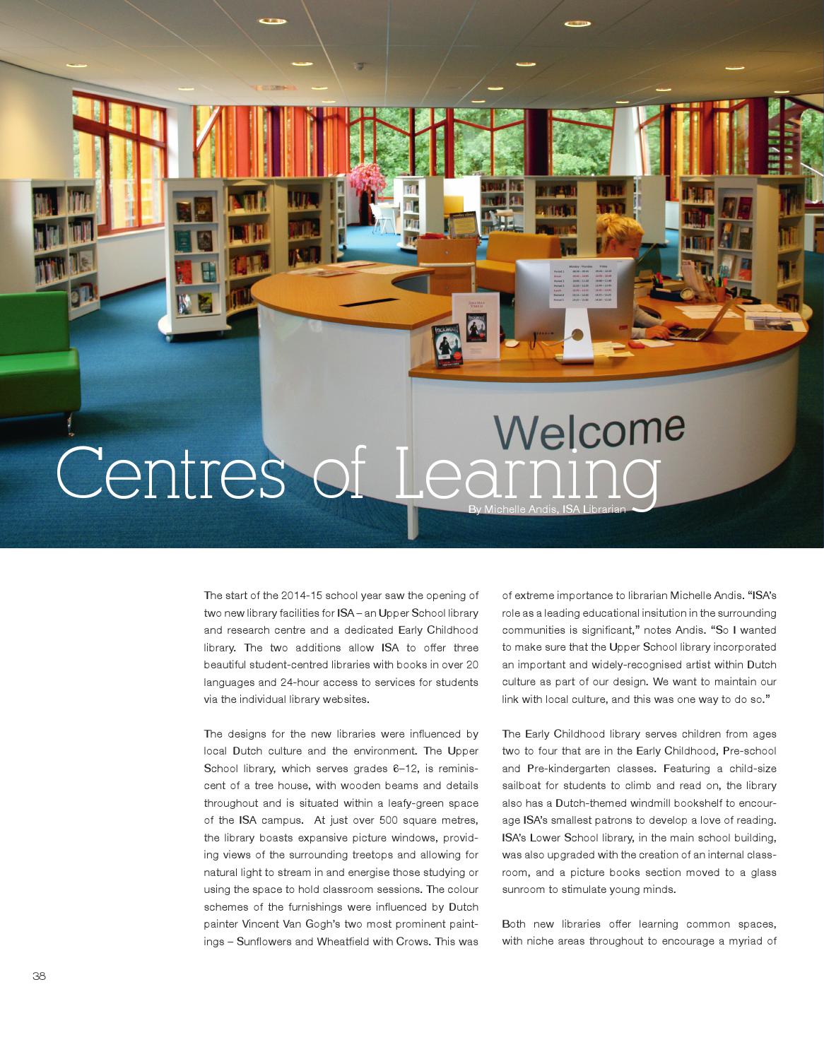 ISA Connections Issue 02 by The International School of Amsterdam - Issuu