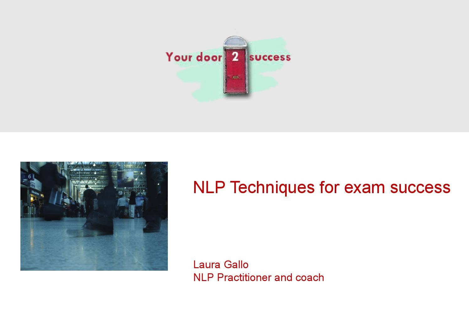 NLP techniques for exam success by Chartered Institute of Management ...