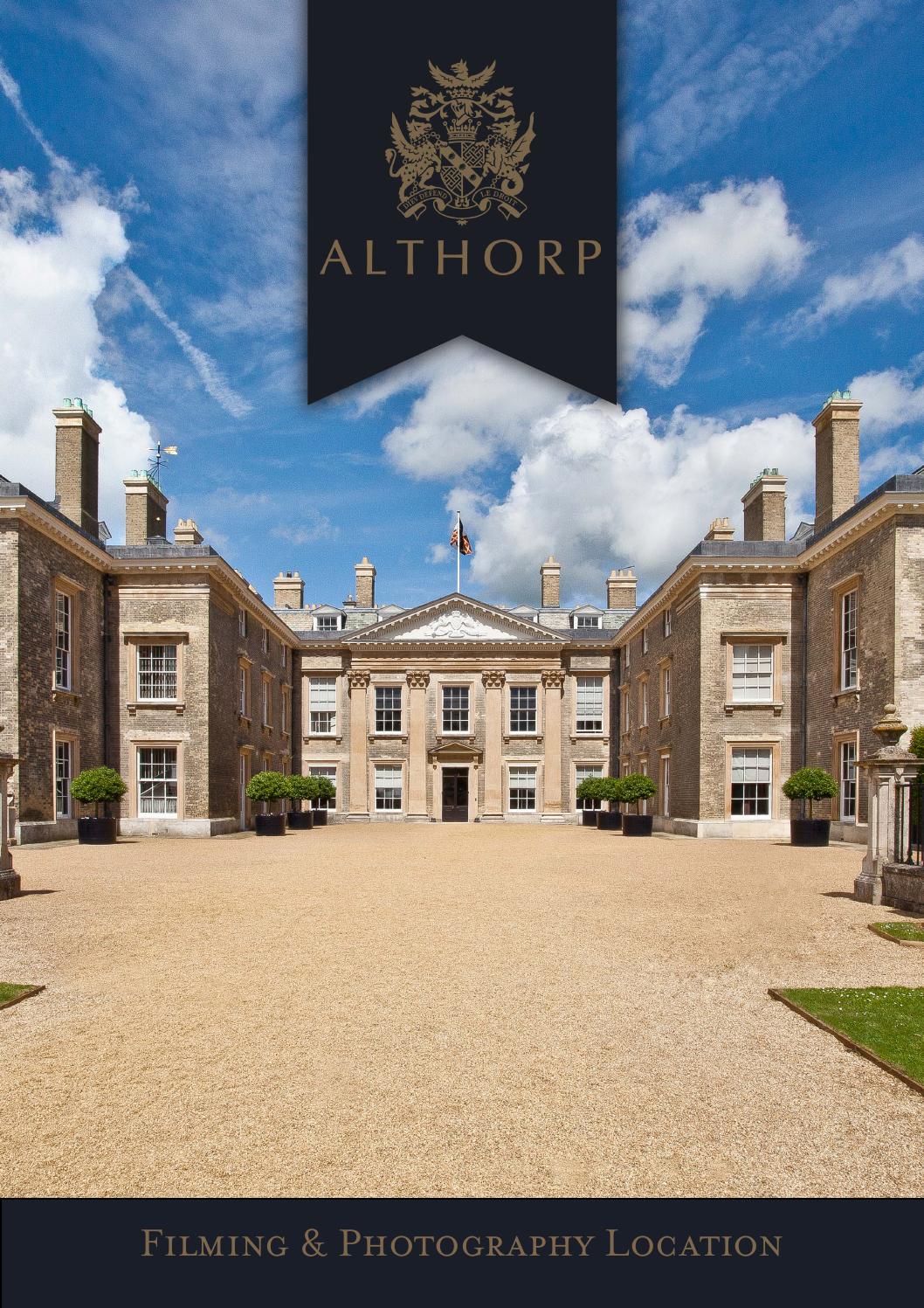 Althorp filming brochure website by Blayney Partnership - Issuu