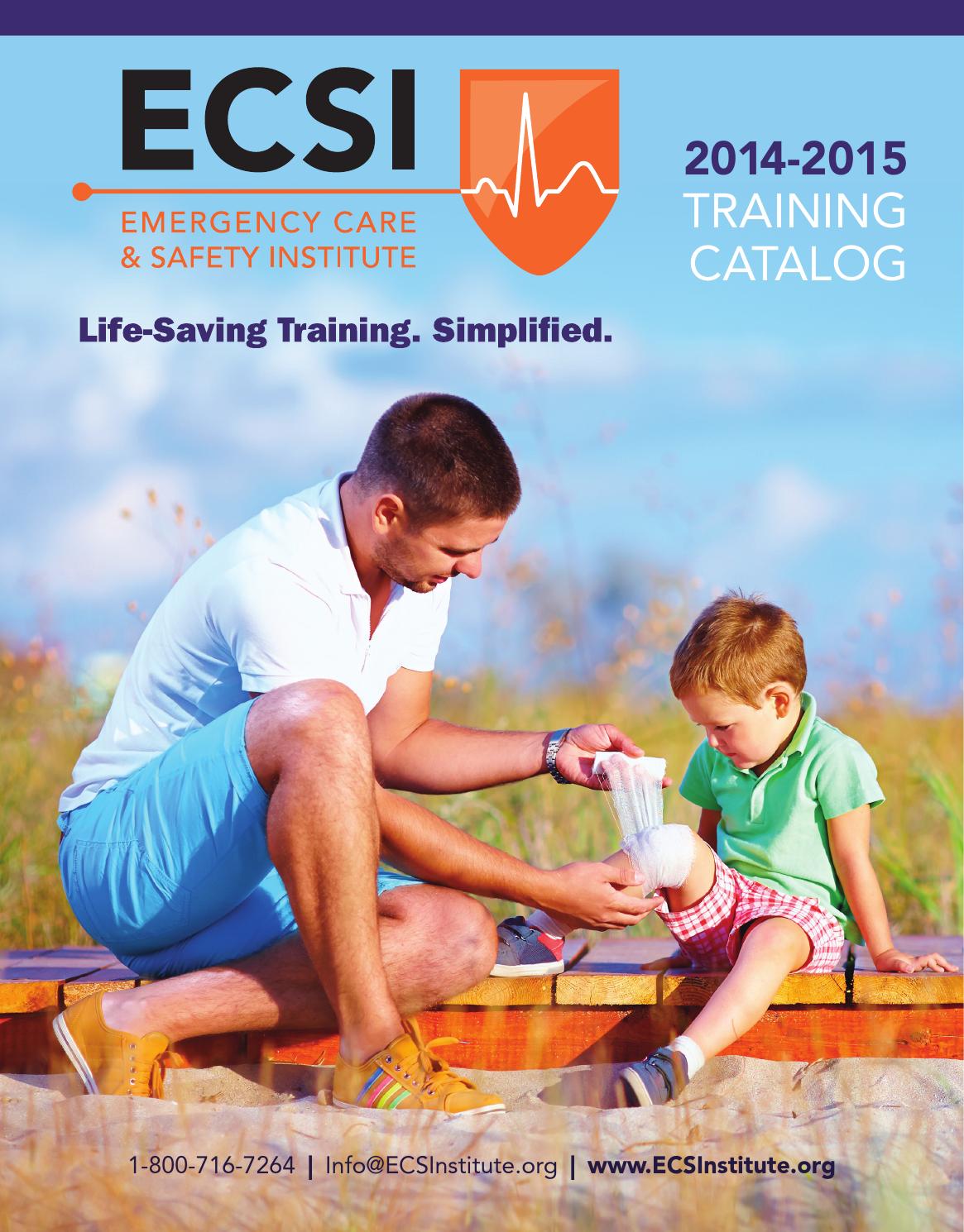 2014-2015 Emergency Care & Safety Institute Training Catalog by Jones ...