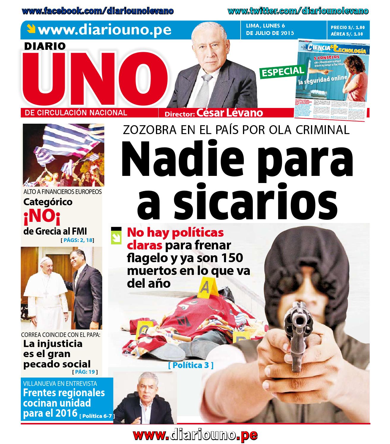 Diario UNO - 06 Julio 2015 by Diario UNO - Issuu