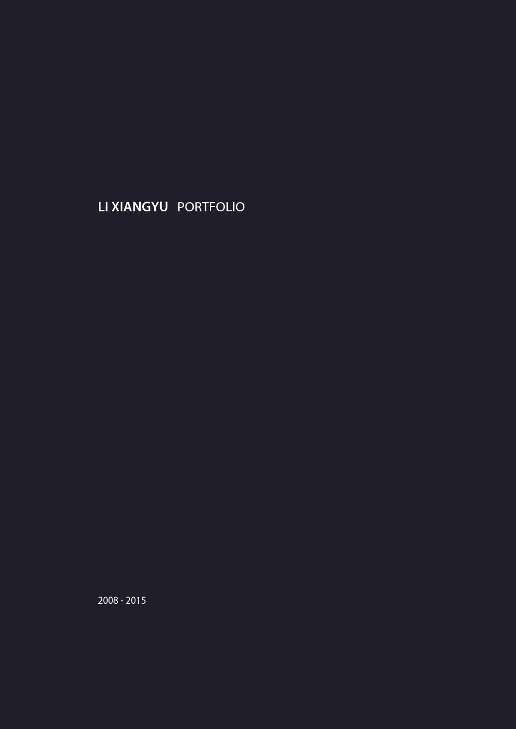 Lixiangyu selected works by Xiangyu Li - Issuu