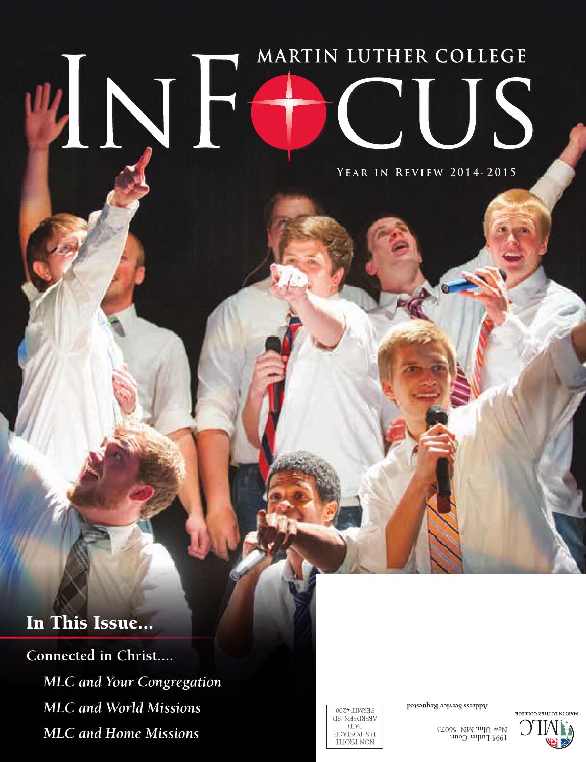 InFocus - Year in Review 2014-2015 by Martin Luther College - Issuu