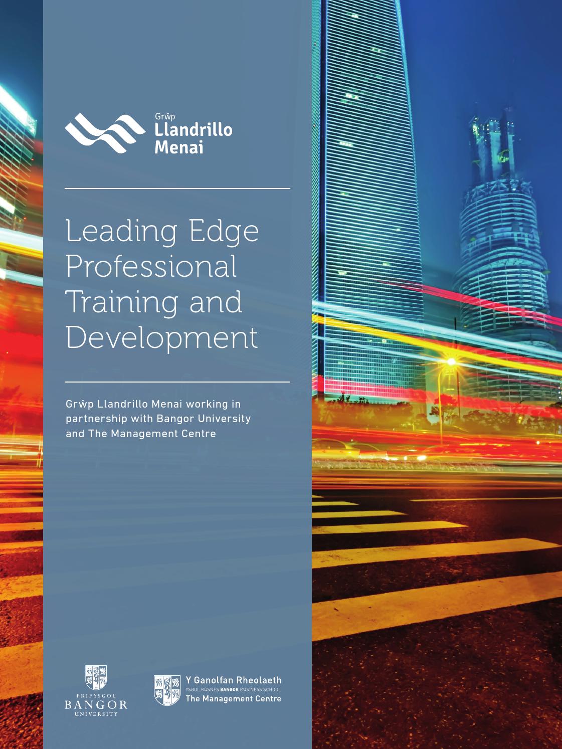 Leading Edge Professional Training and Development by Bangor University ...