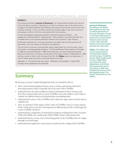 Preview History for the IB Diploma (Paper 2) The Cold War: Superpower ...