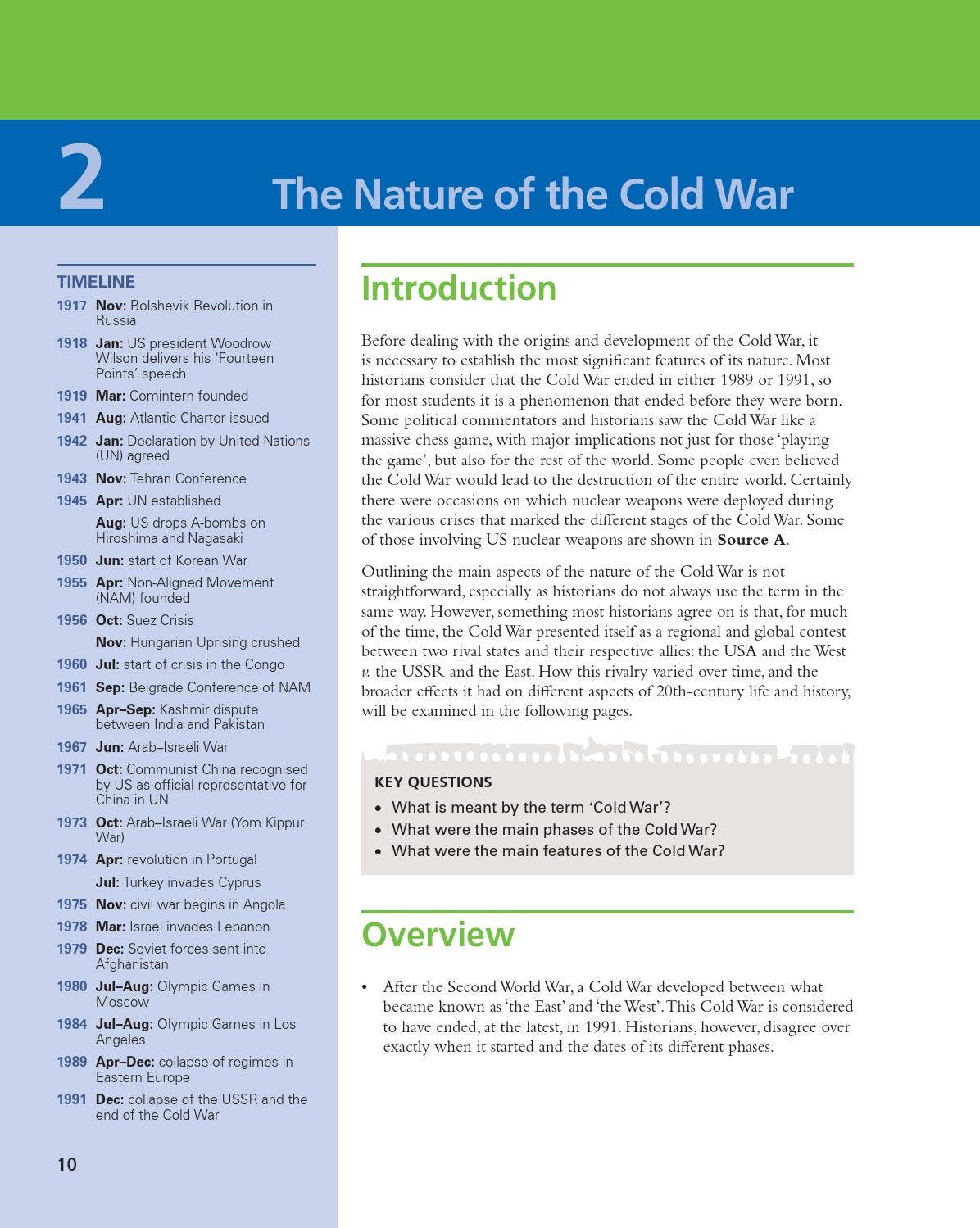 Preview History for the IB Diploma (Paper 2) The Cold War: Superpower ...