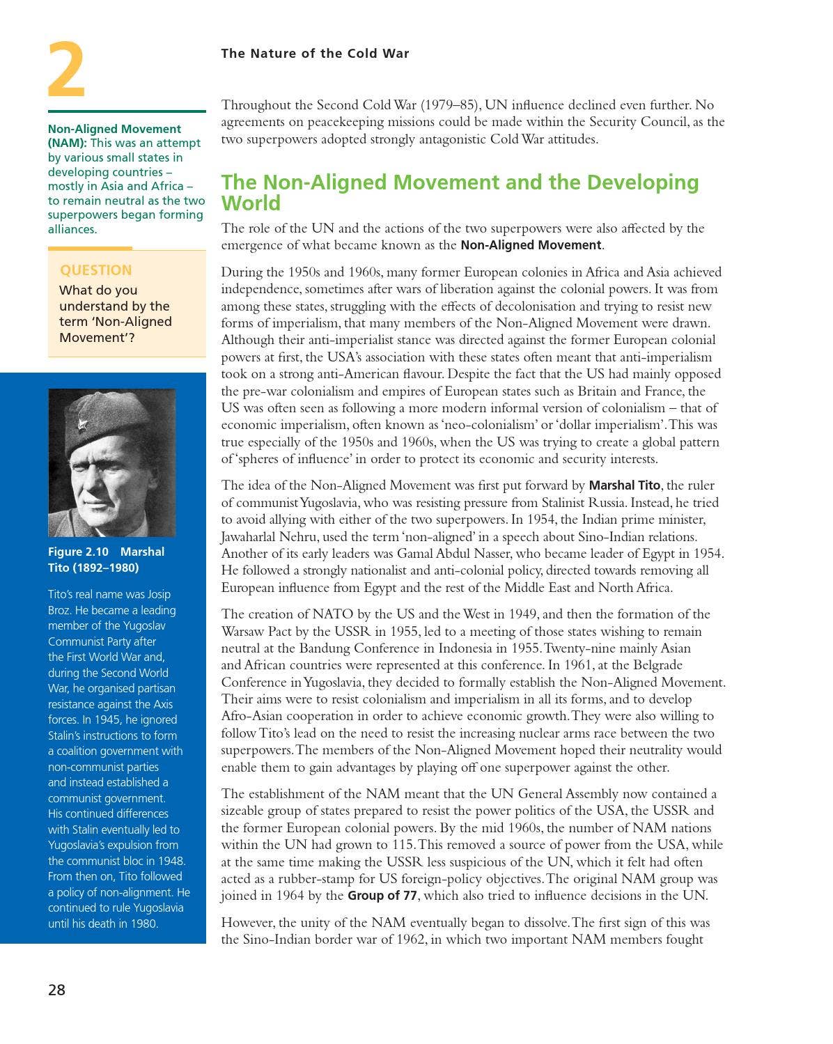 Preview History for the IB Diploma (Paper 2) The Cold War: Superpower ...