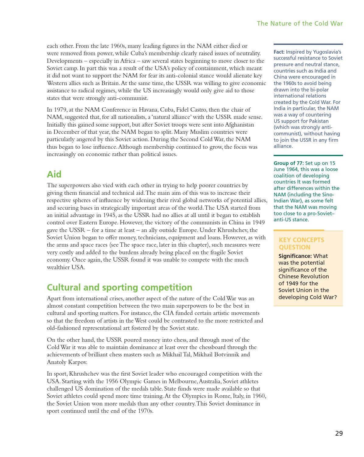 Preview History for the IB Diploma (Paper 2) The Cold War: Superpower ...