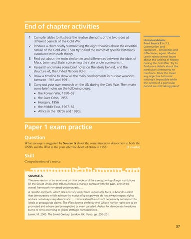 Preview History for the IB Diploma (Paper 2) The Cold War: Superpower ...