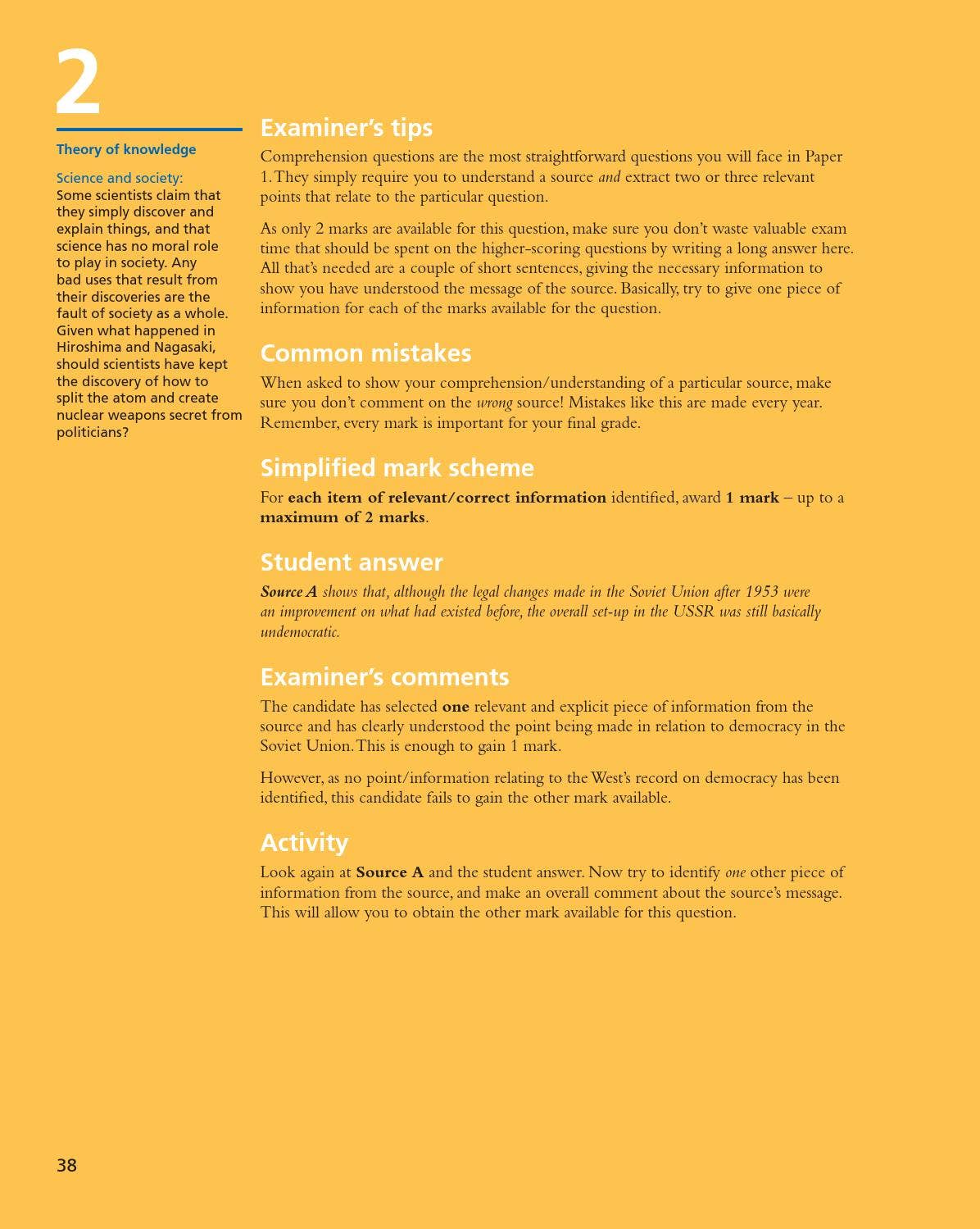 Preview History for the IB Diploma (Paper 2) The Cold War: Superpower ...