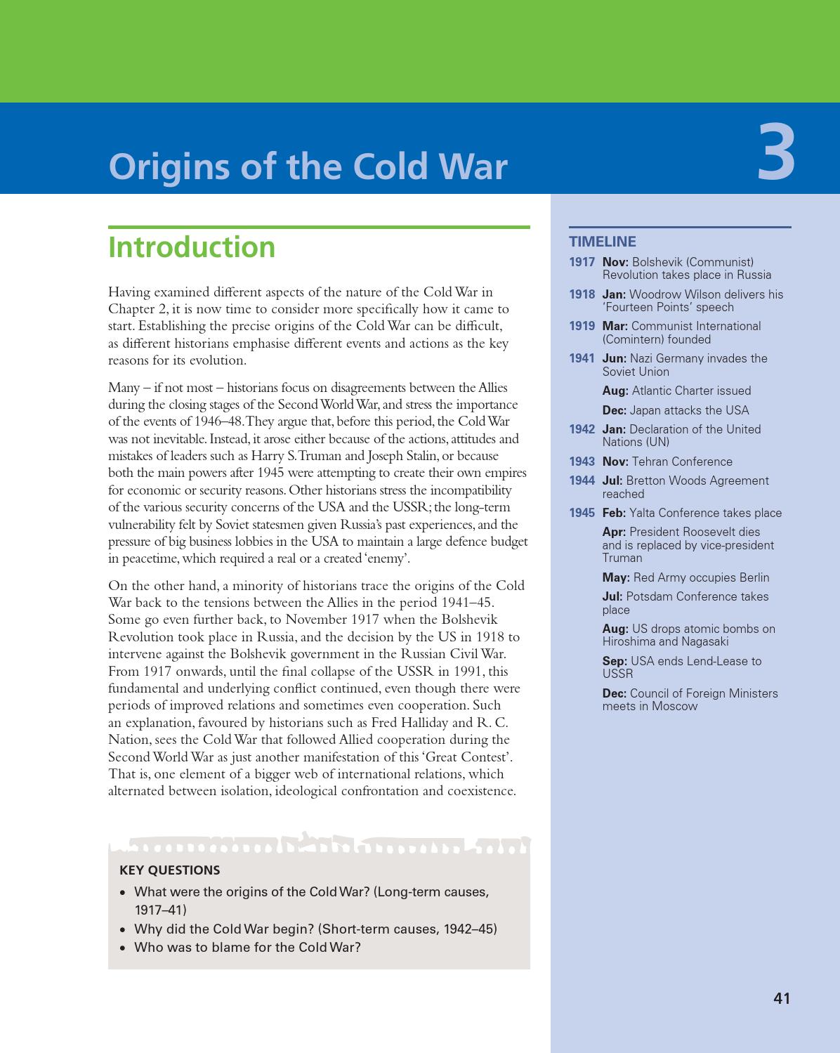 Preview History for the IB Diploma (Paper 2) The Cold War: Superpower ...