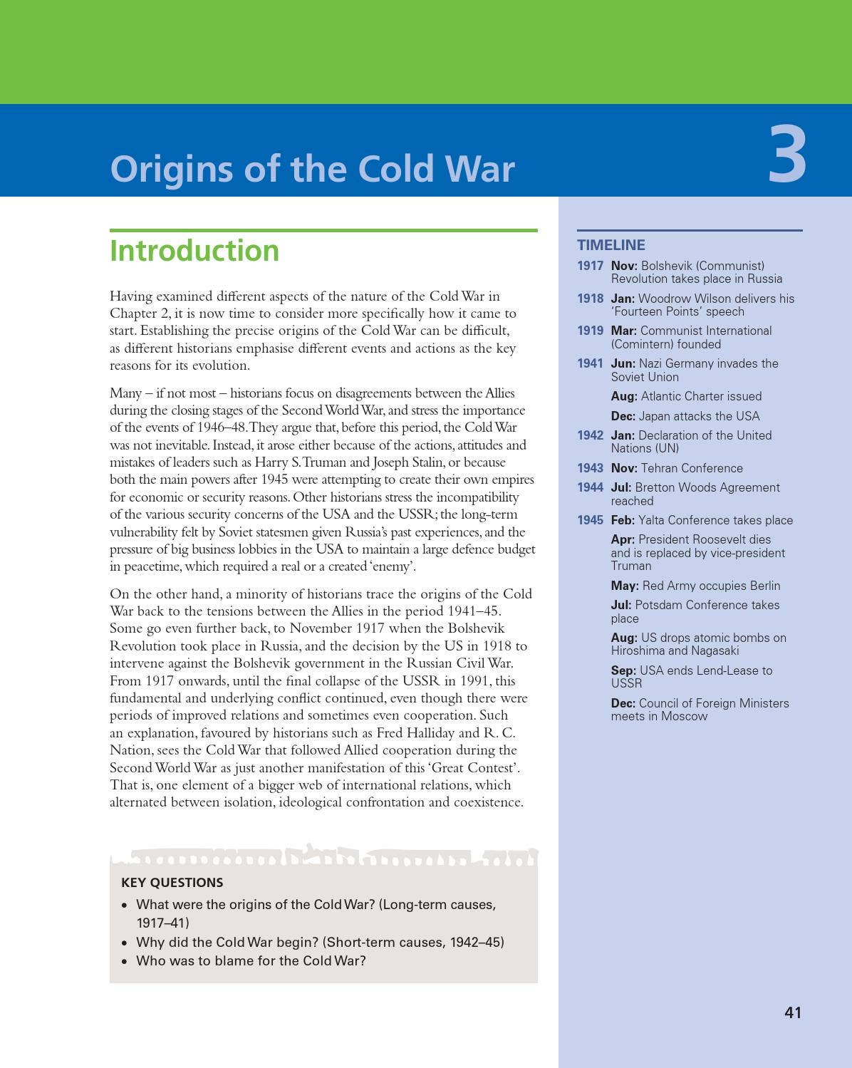 Preview History for the IB Diploma (Paper 2) The Cold War: Superpower ...