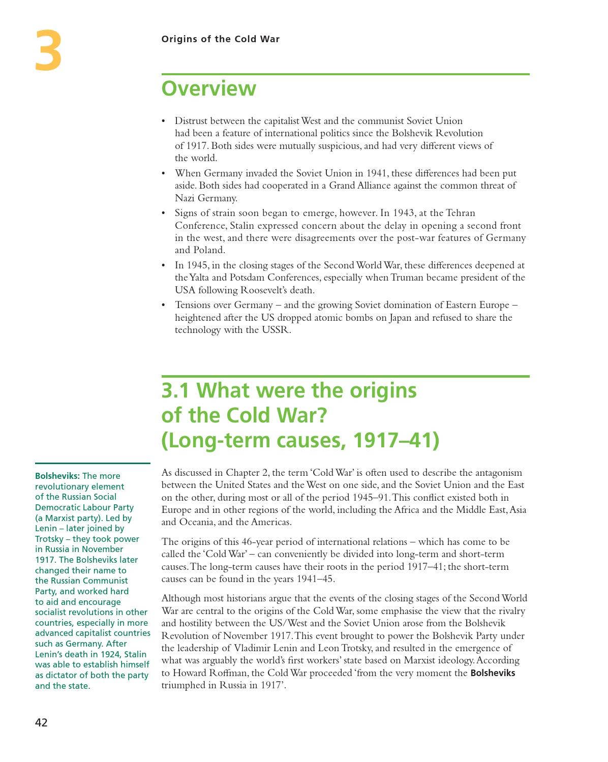 Preview History for the IB Diploma (Paper 2) The Cold War: Superpower ...