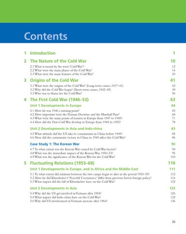 Preview History for the IB Diploma (Paper 2) The Cold War: Superpower ...