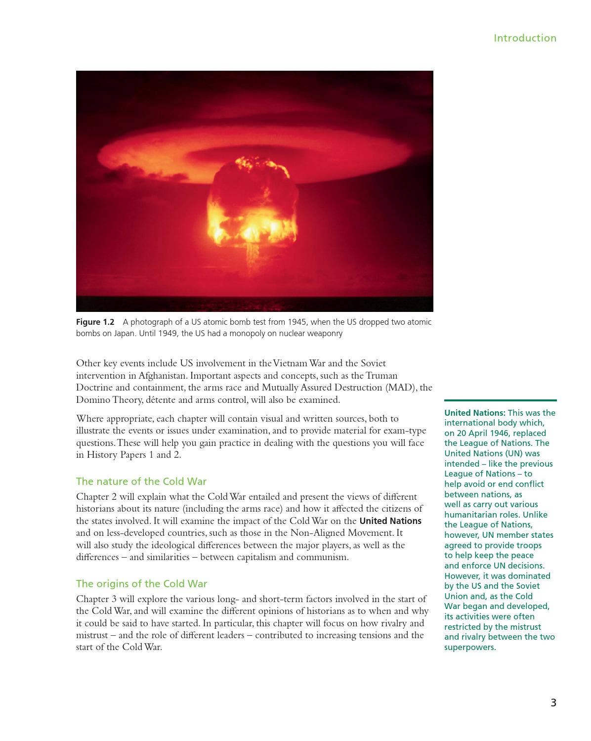 Preview History for the IB Diploma (Paper 2) The Cold War: Superpower ...