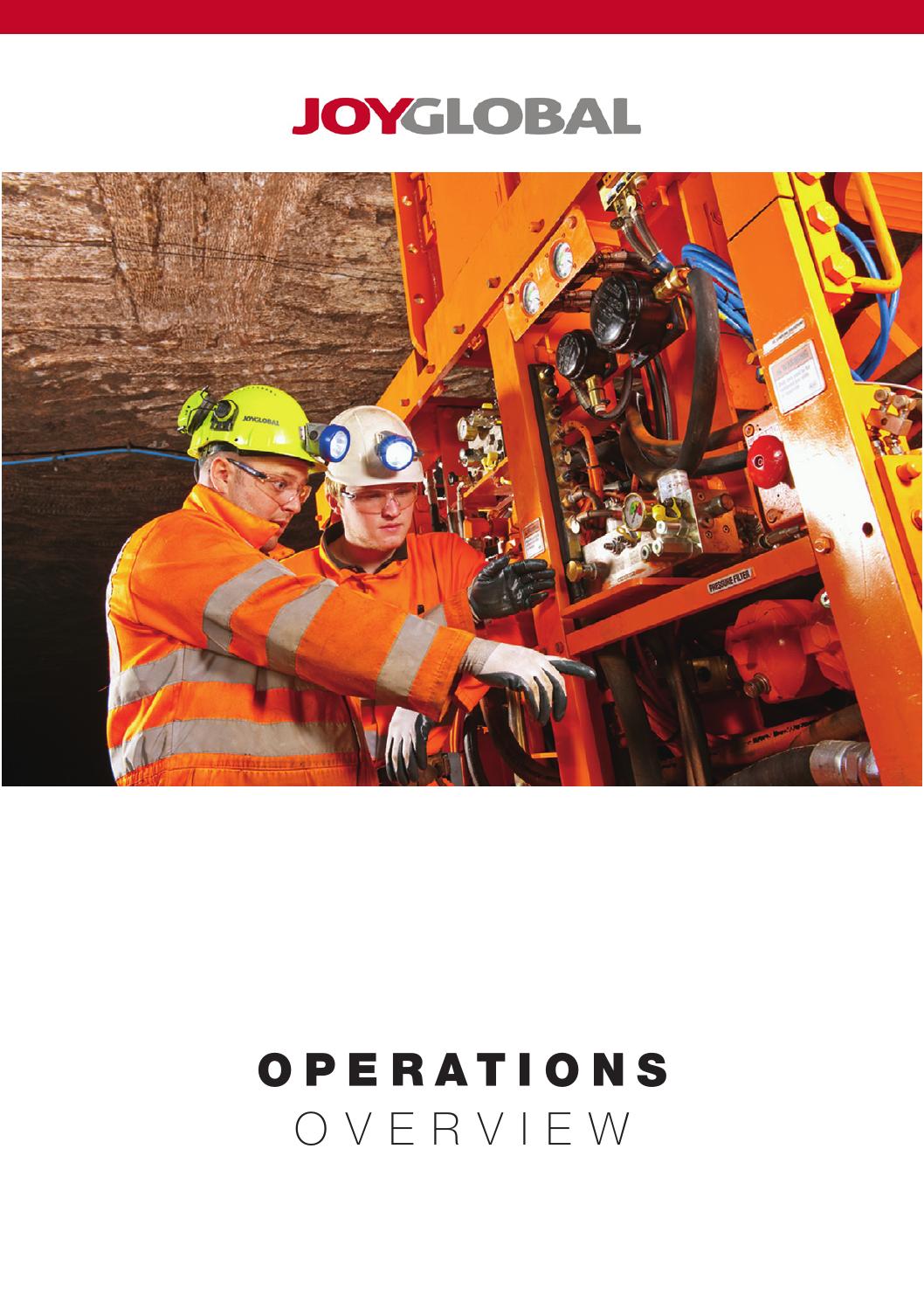 Joy Global - Brochure - July 2015 by Mining Global - Issuu