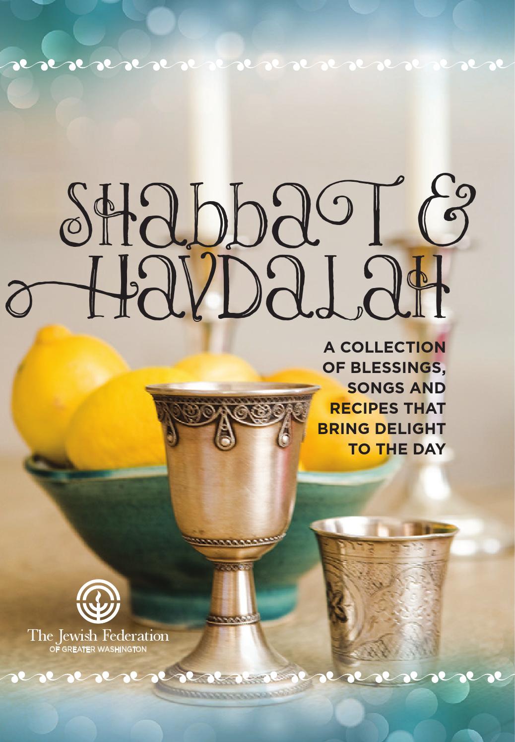Shabbat flip book by The Jewish Federation of Greater Washington - Issuu