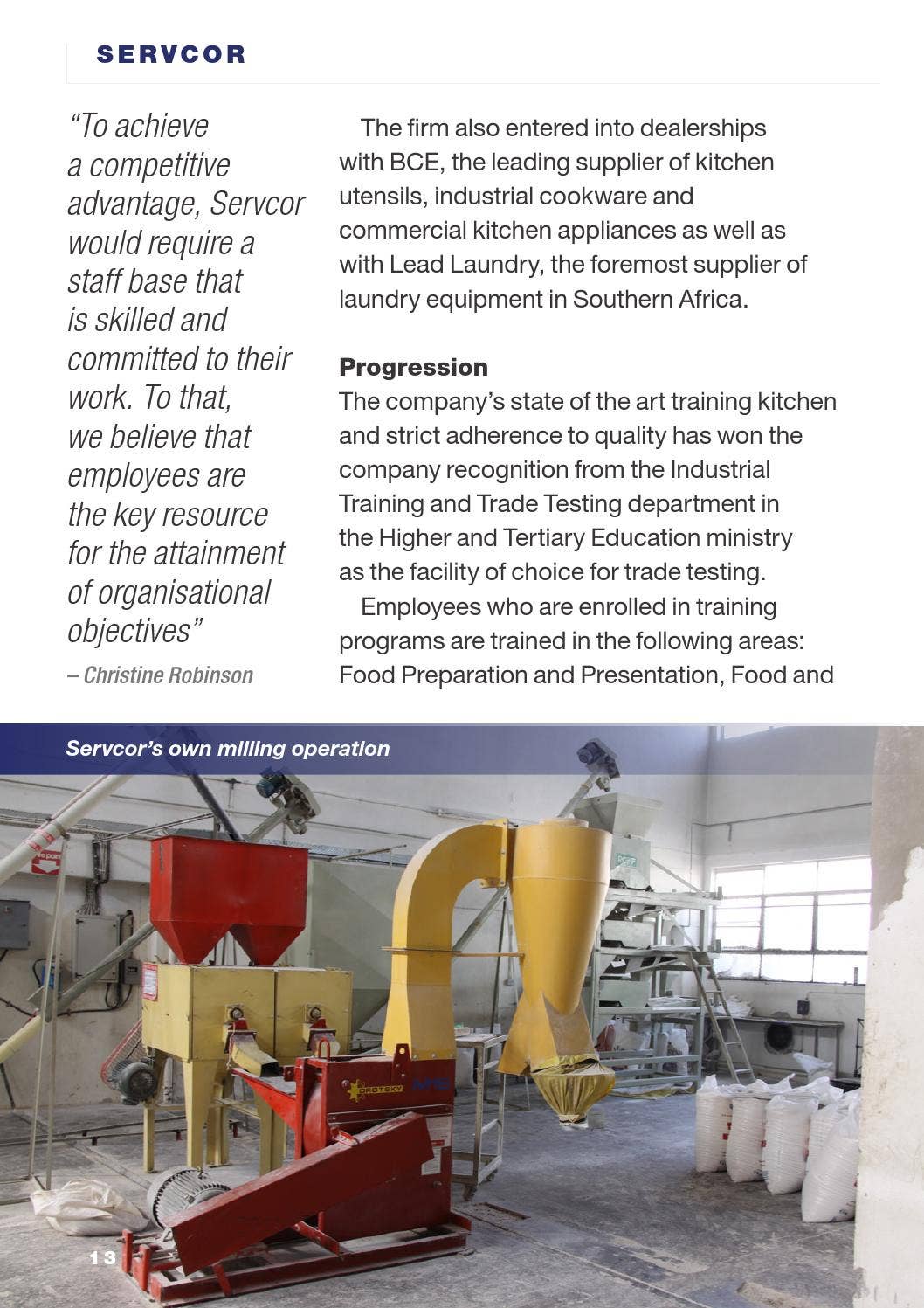 Servcor - Company Brochure - July 2015 by Business Chief Africa - Issuu