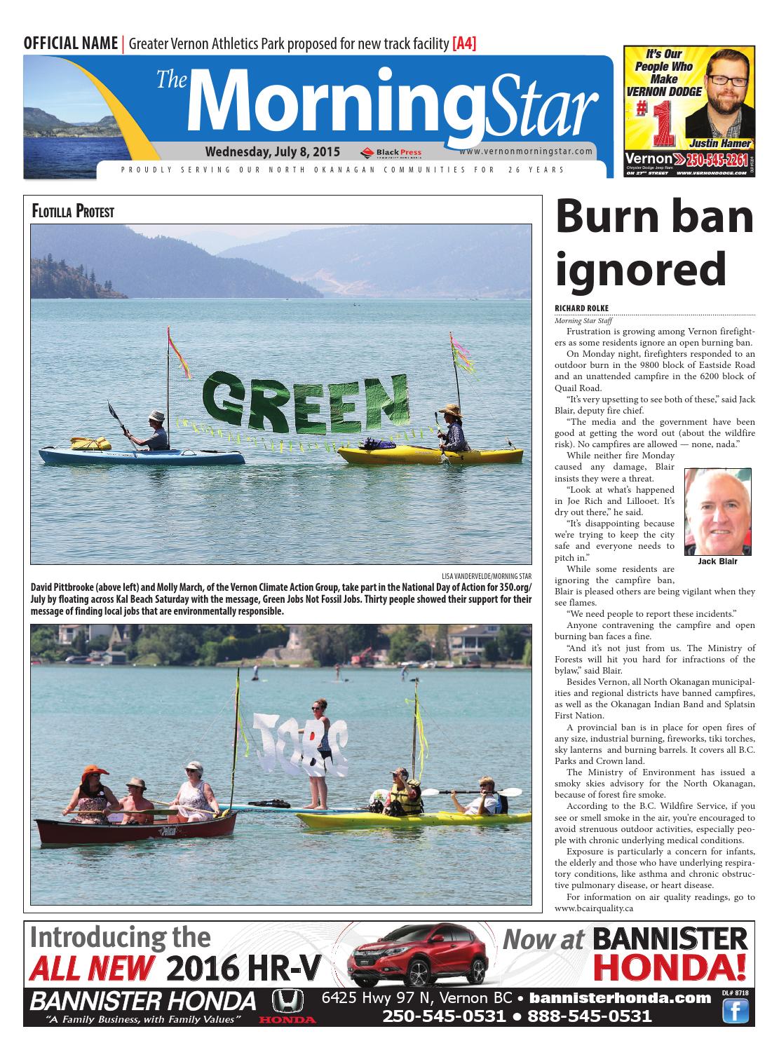 Vernon Morning Star, July 08, 2015 by Black Press Media Group - Issuu