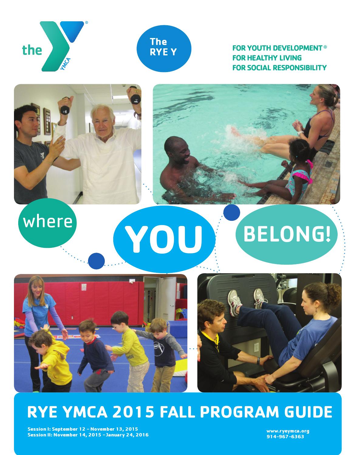 Rye Y Fall Program Guide 2015 by Rye YMCA - Issuu
