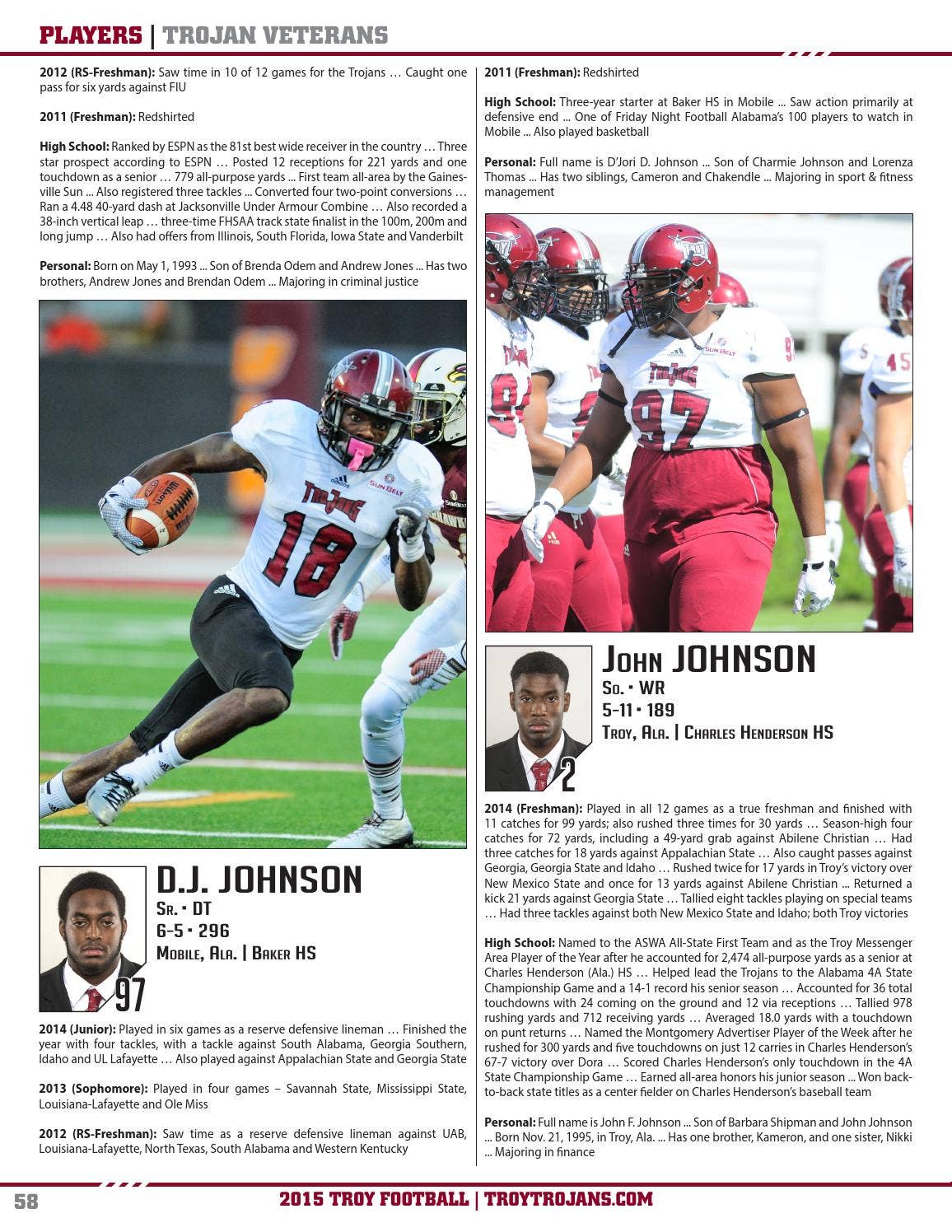 2015 Troy Football Media Guide by Troy University Athletics - Issuu