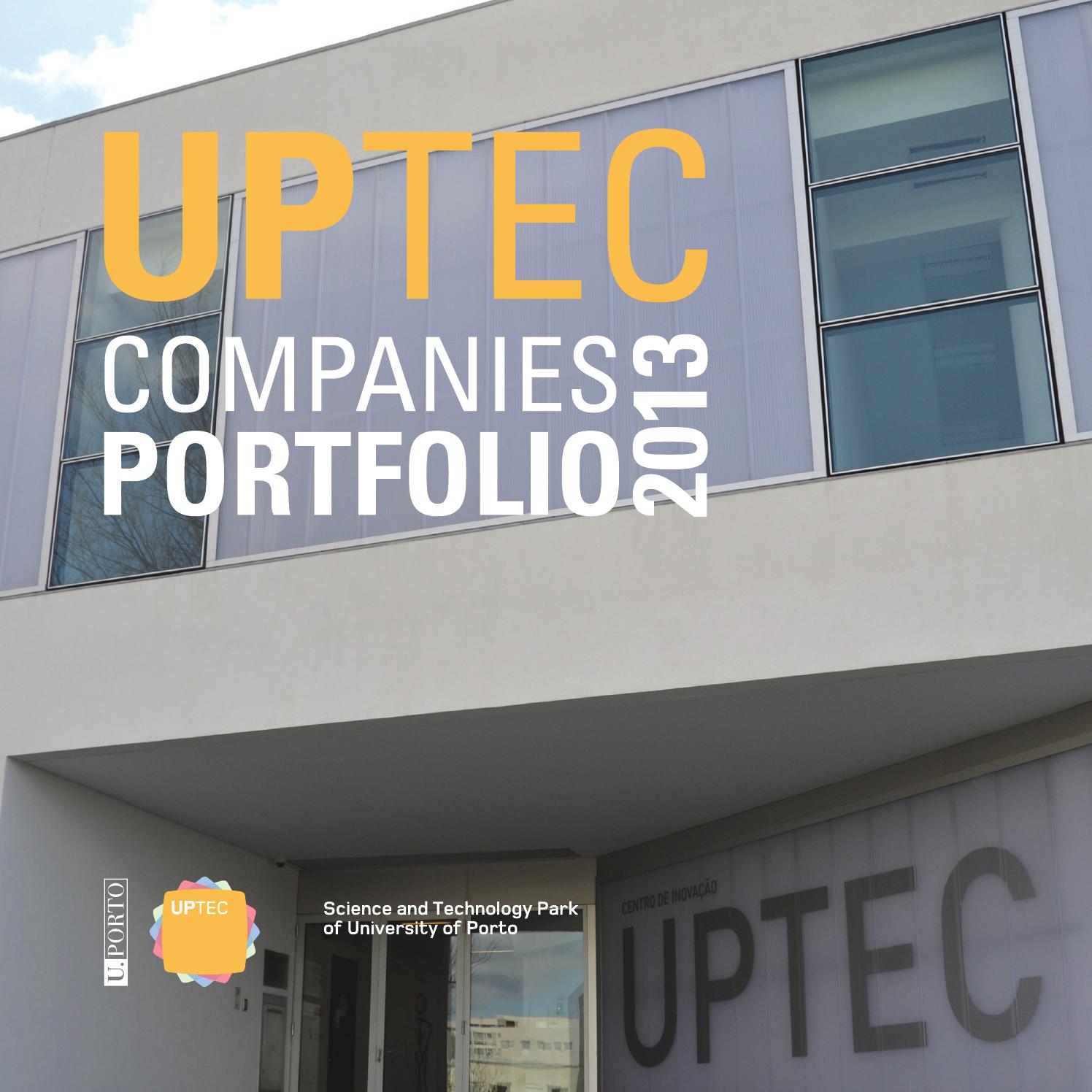 UPTEC Companies Portfolio 2013 by UPTEC - Issuu