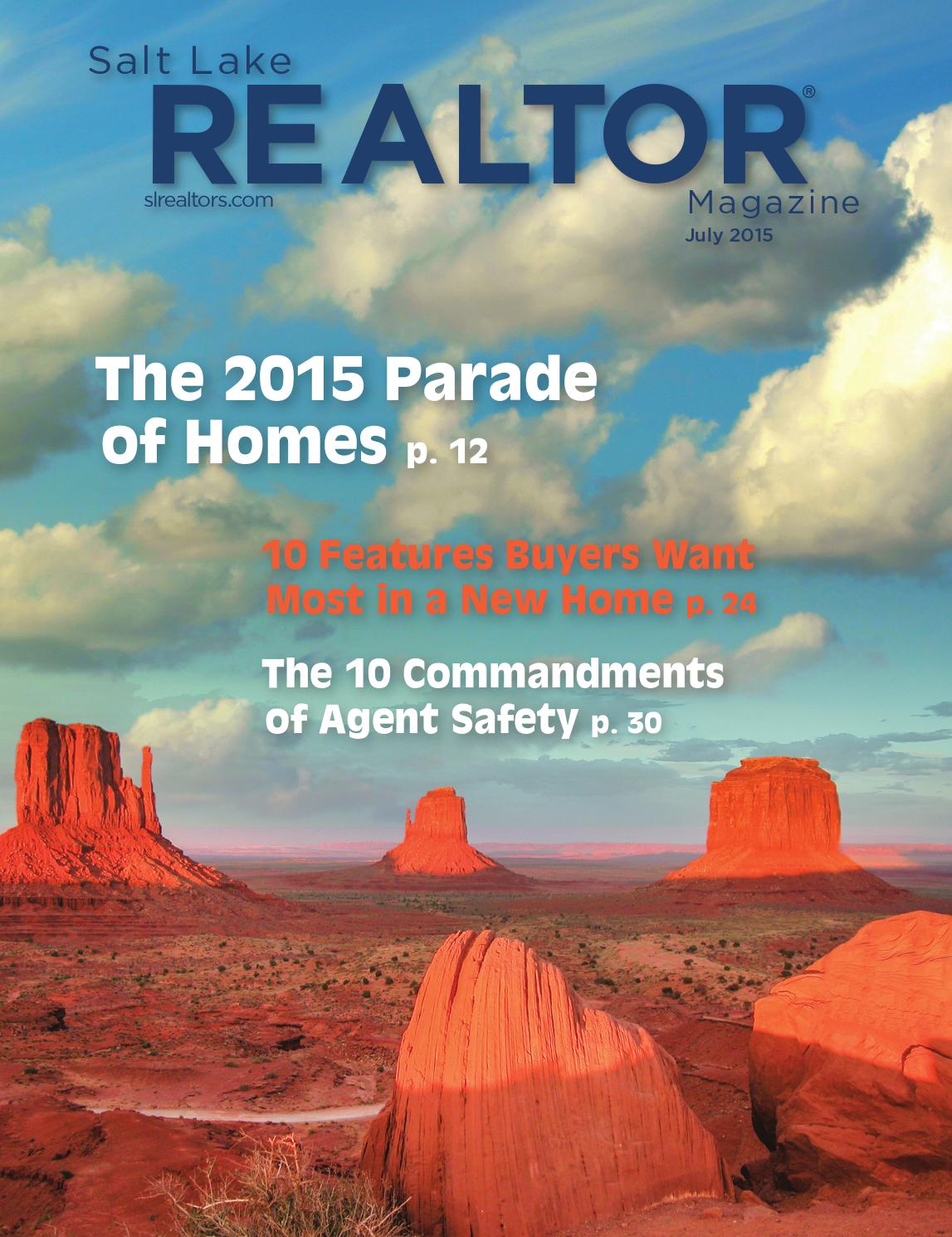 Salt Lake Realtor Magazine July 2015 by Mills Publishing Inc. - Issuu