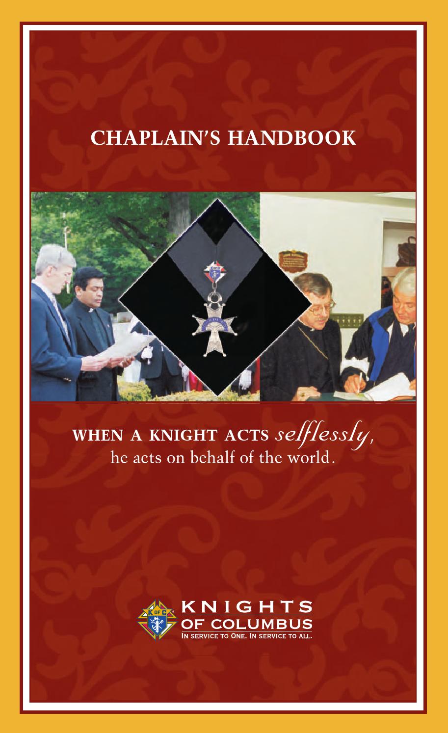 Chaplain Handbook by Ohio State Council - Issuu
