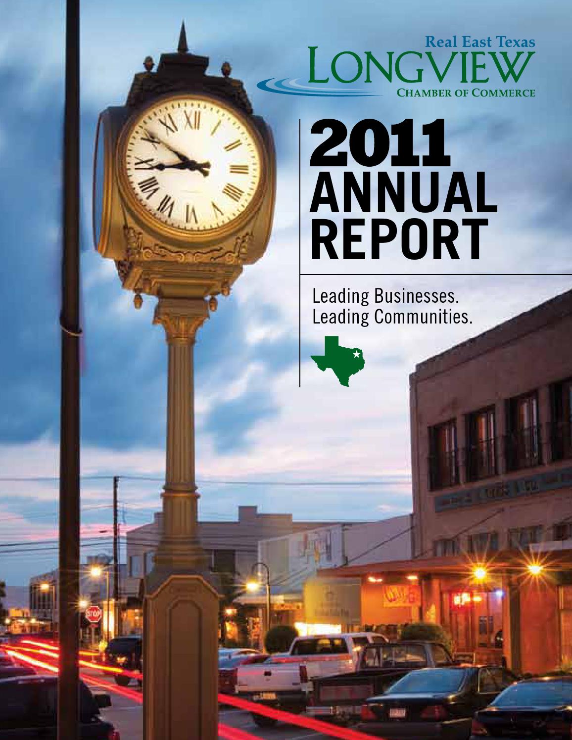2011 Annual Report for the Longview Chamber of Commerce by Longview ...
