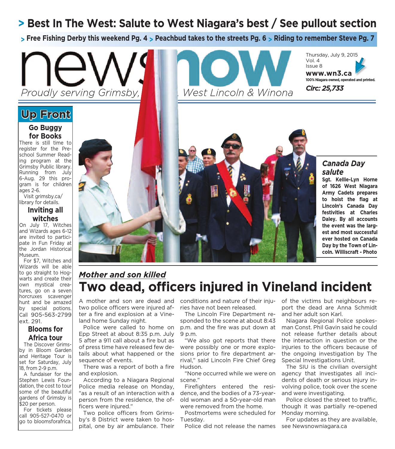 newsnow Niagara e-edition July 9 2015 by newsnow Niagara - Issuu