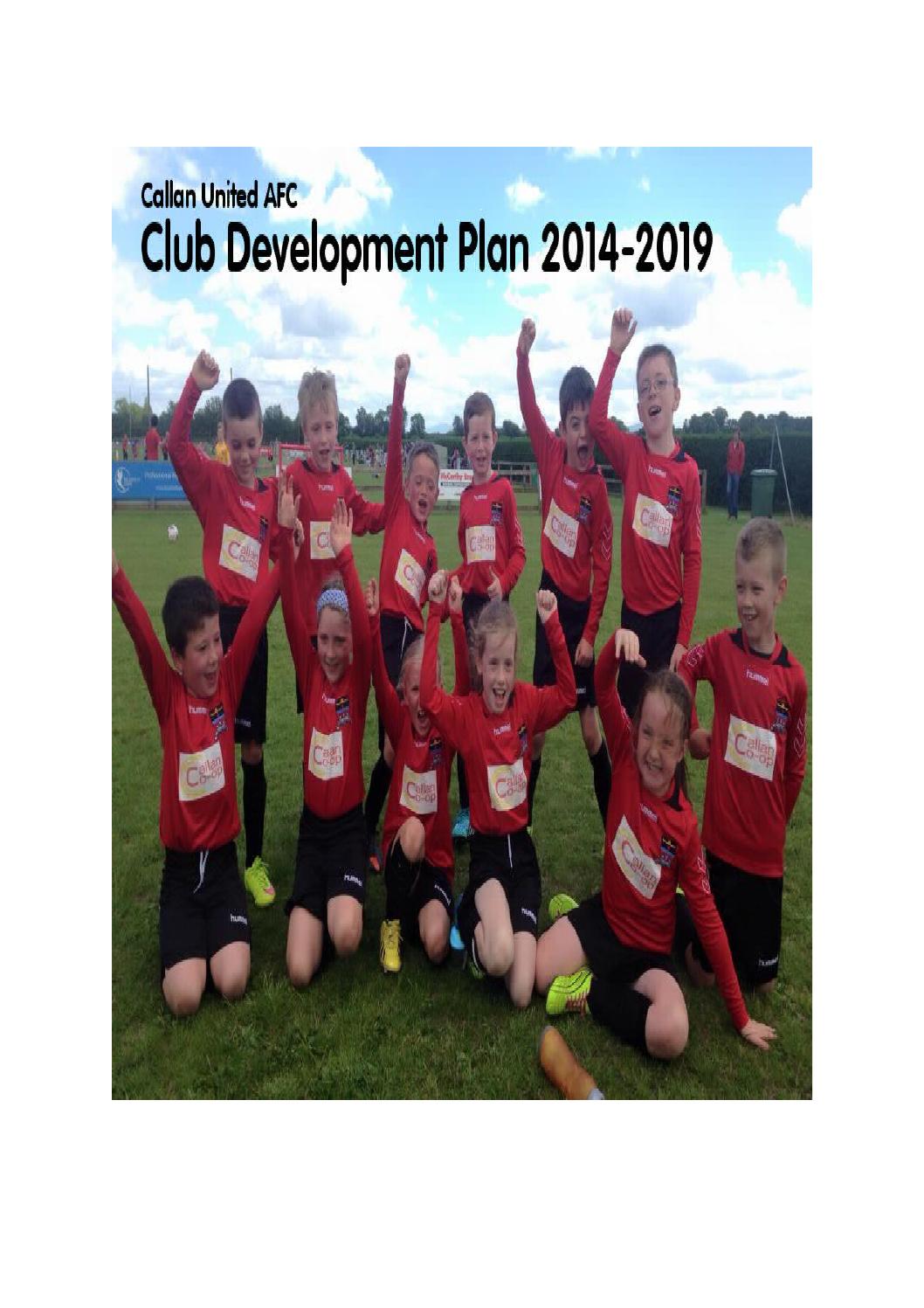 Callan United FC Development Plan by CallanUnited - Issuu