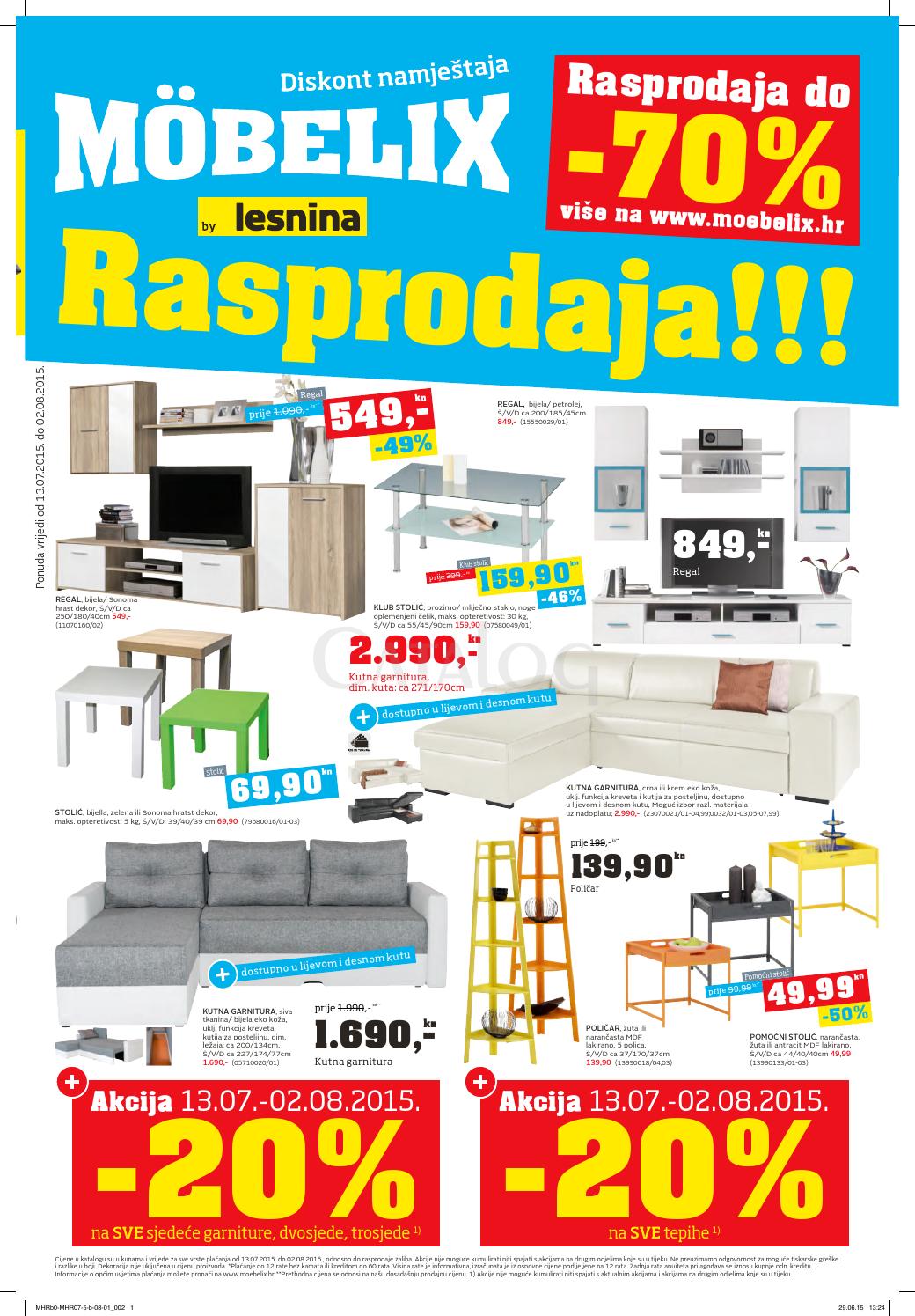 Mobelix katalog akcija od 17.07.-02.08.2015. by Catalog.hr - Issuu