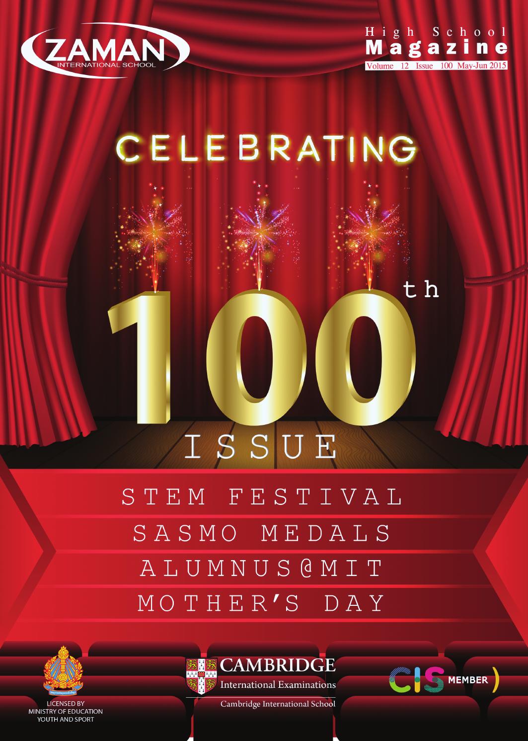 Zaman International School Magazine Issue 100 by Zaman International ...