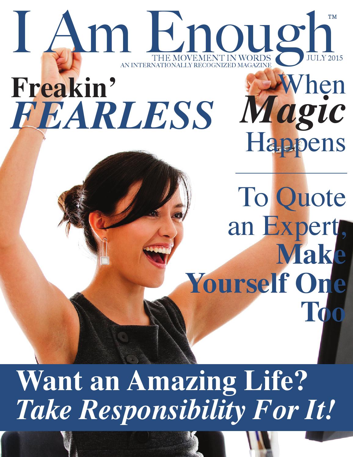I Am Enough Magazine by Dr. Anita M. Jackson - Issuu