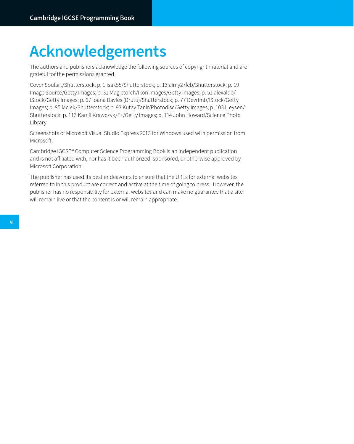 Preview Cambridge IGCSE® Computer Science: Programming Book by ...
