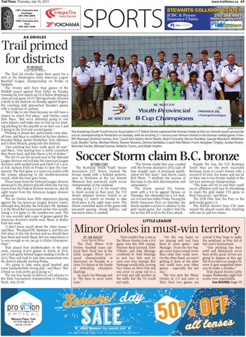 Trail Daily Times, July 16, 2015 by Black Press Media Group - Issuu