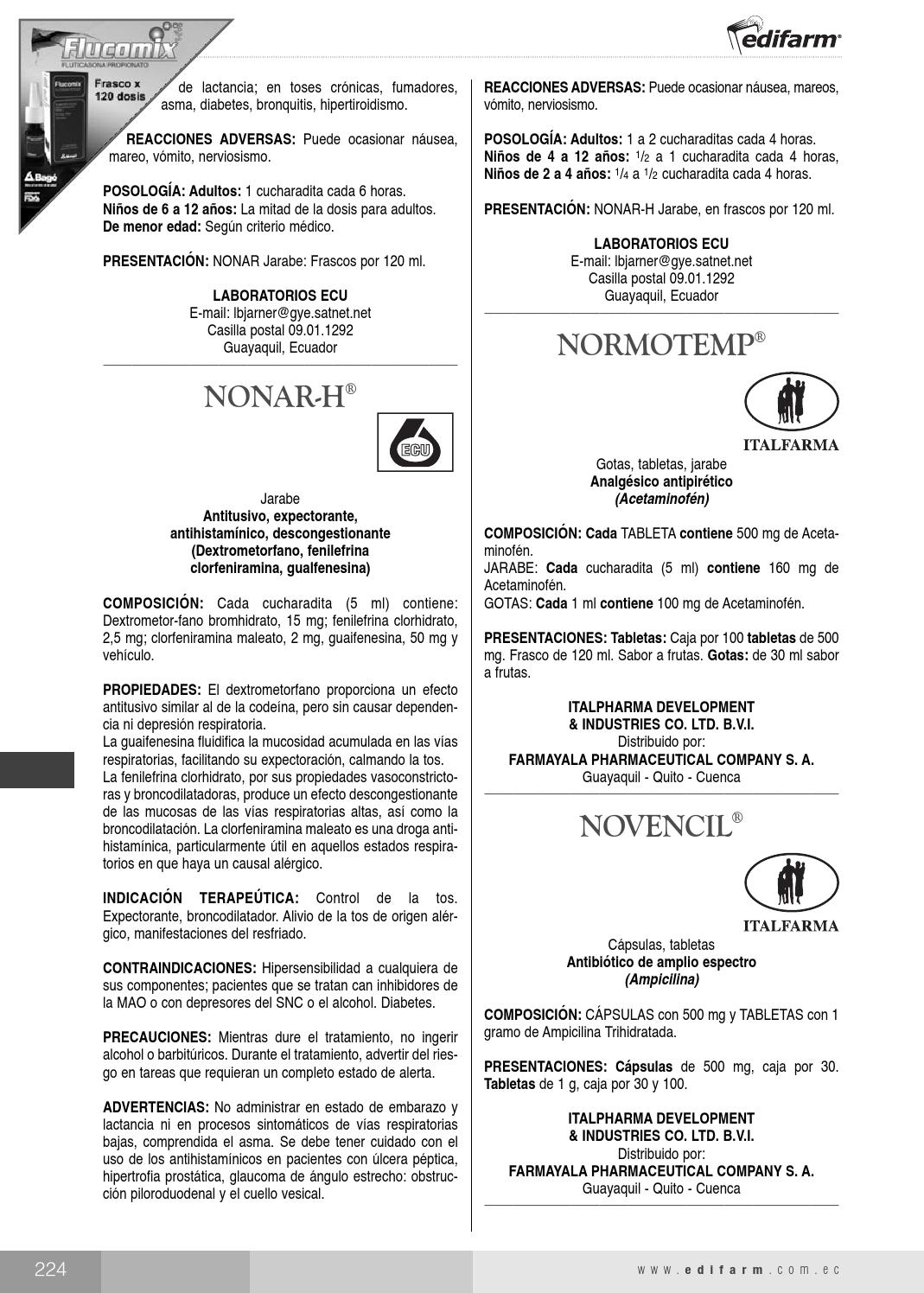 Vademécum Pediátrico Edifarm 2015 by Edifarm & Cía. - Issuu