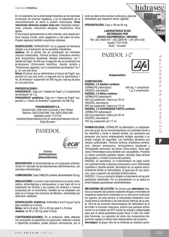 Vademécum Pediátrico Edifarm 2015 by Edifarm & Cía. - Issuu