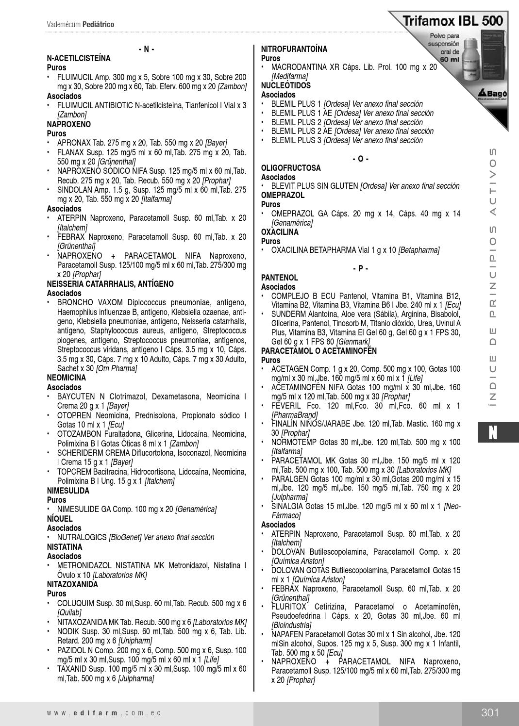 Vademécum Pediátrico Edifarm 2015 by Edifarm & Cía. - Issuu