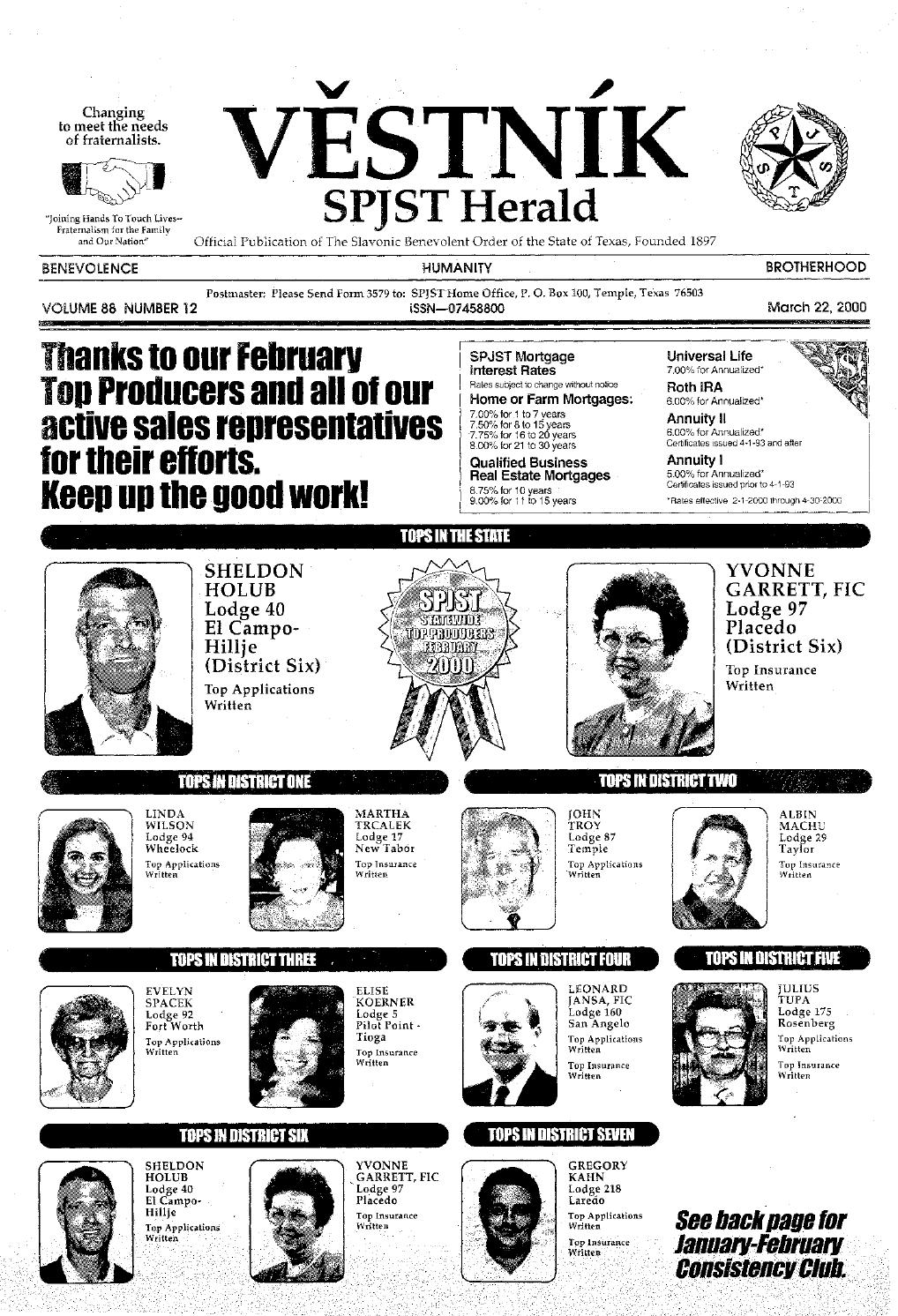 Vestnik 2000 03 22 by SPJST - Issuu