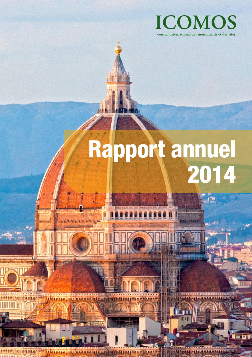 ICOMOS - Rapport annuel 2014 by ICOMOS International Council on ...