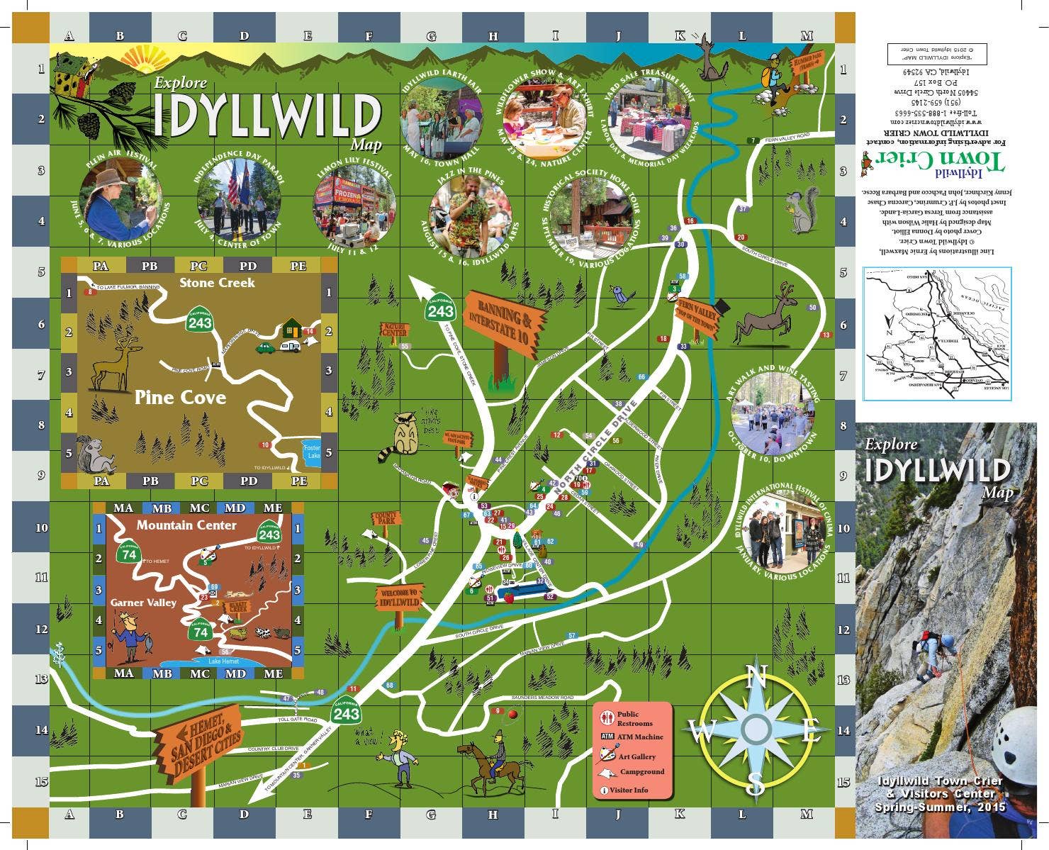 Explore Idyllwild Map 2015 by Idyllwild Town Crier - Issuu