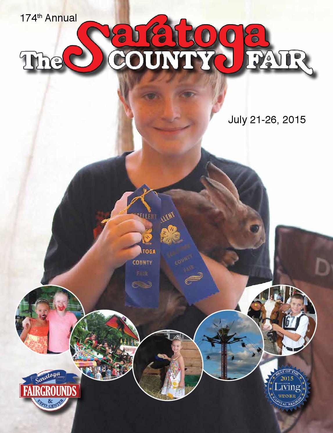 Saratoga County Fair Program Book 2015 by Saratoga TODAY - Issuu