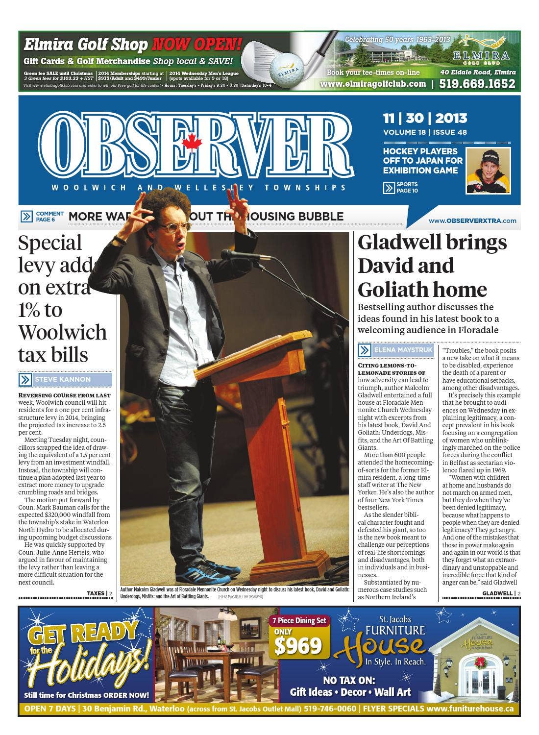 Observer november 30, 2013 by Woolwich Observer - Issuu