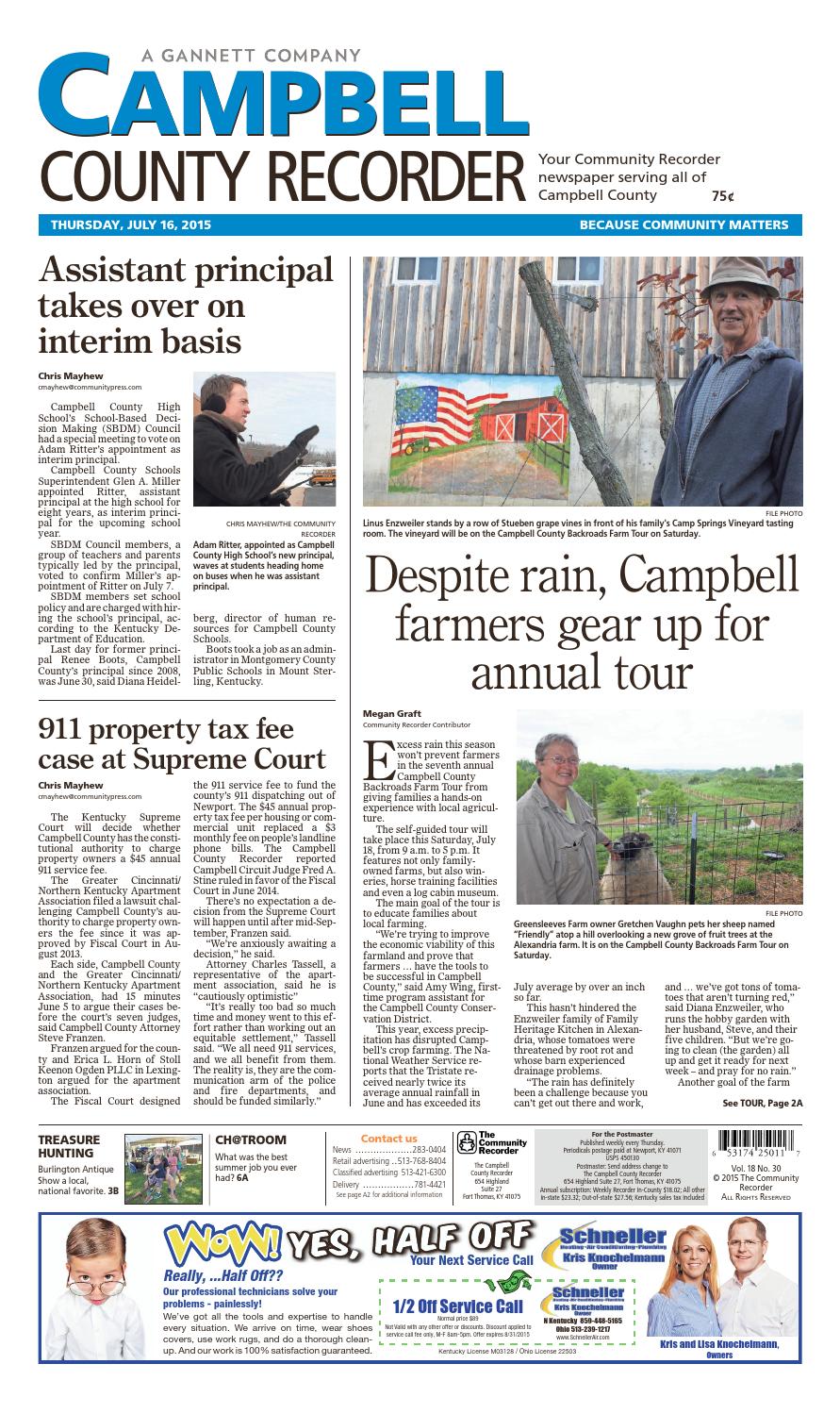 Campbell county recorder 071615 by Enquirer Media - Issuu