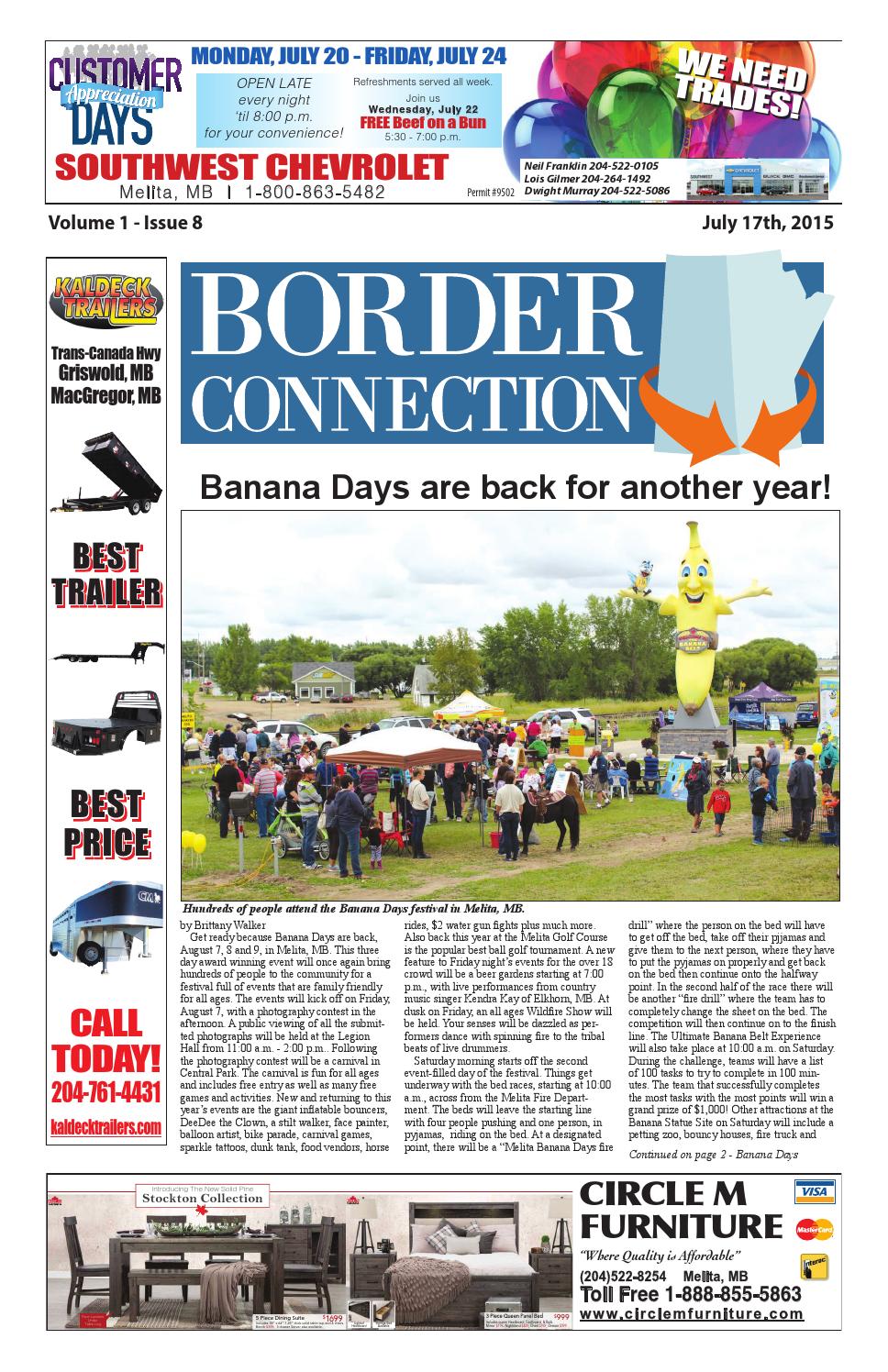 Border Connection: July 2015 by Carlyle Observer - Issuu